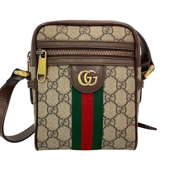 Gucci | Bags | Gucci Gg Supreme Ophidia Shoulder Bag 59827 52981 Sherry ...